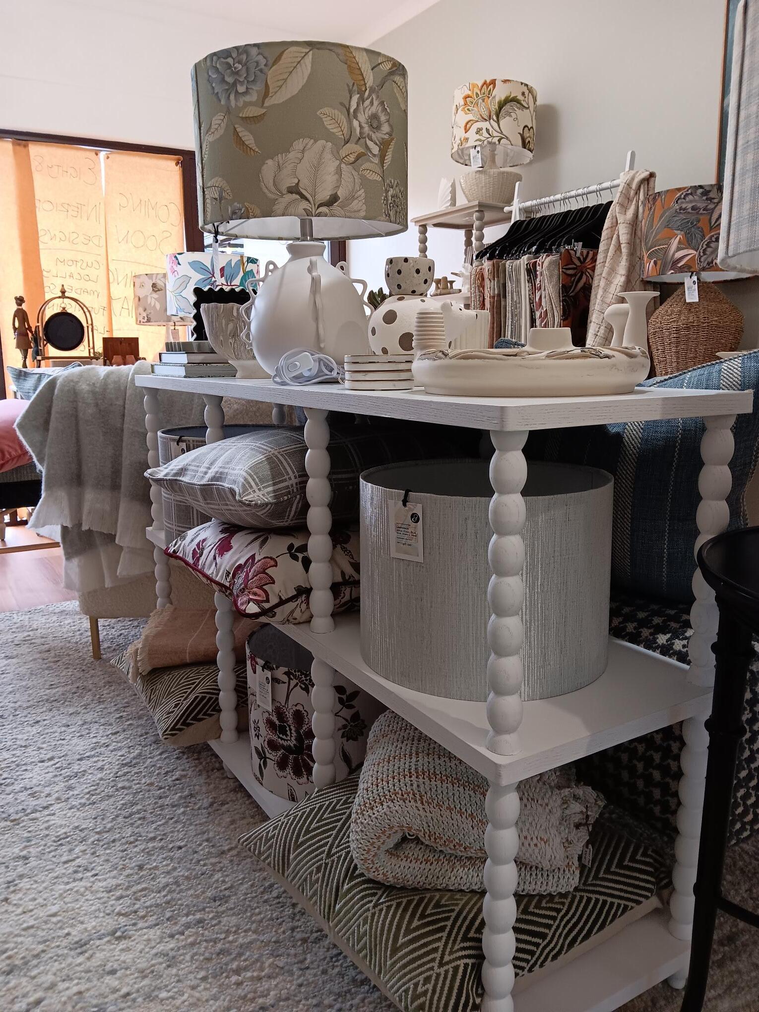 Bobbin white console | www.eighty8interiordesigns.com.au